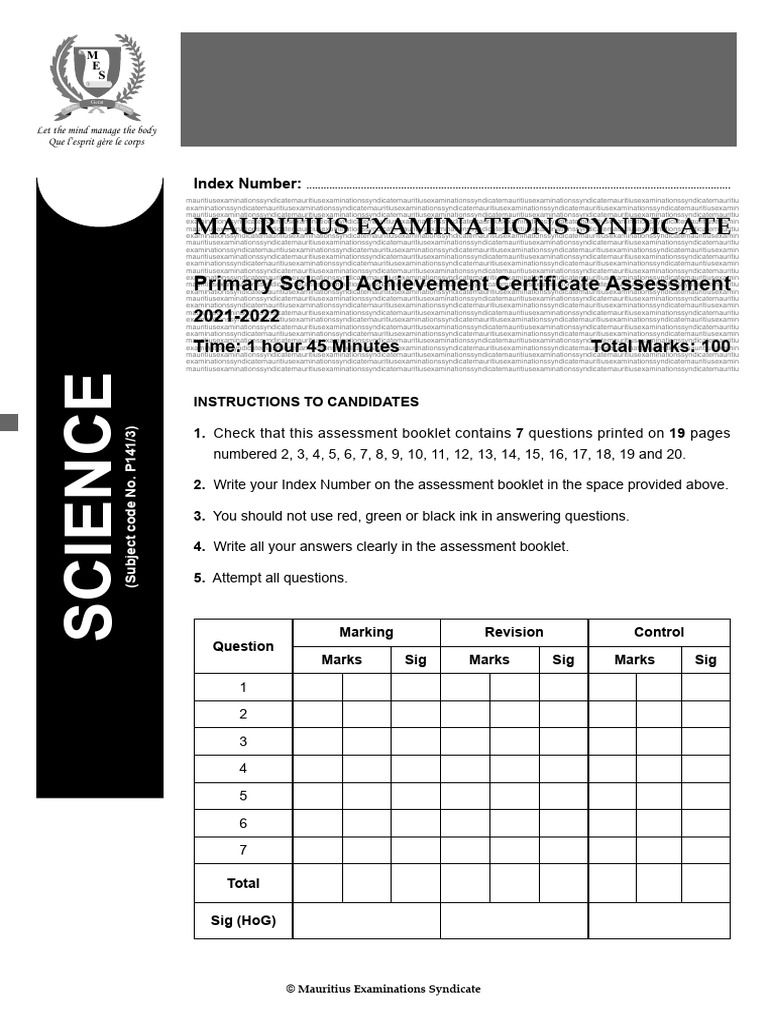 PSAC 2021 2022 Science Private Candidates | PDF | Earth | Gases