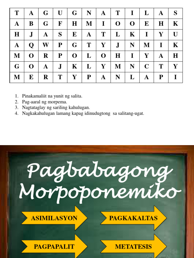 Pagbabagong Morpoponemiko | PDF