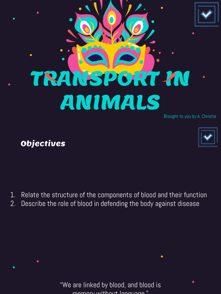 Week 2 TRANSPORT IN ANIMALS 2021 | PDF | Heart | Atrium (Heart)