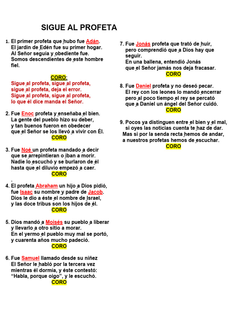 Sigue Al Profeta | PDF | Profeta | Noé