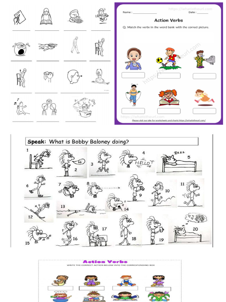 Verbs Worksheets | PDF
