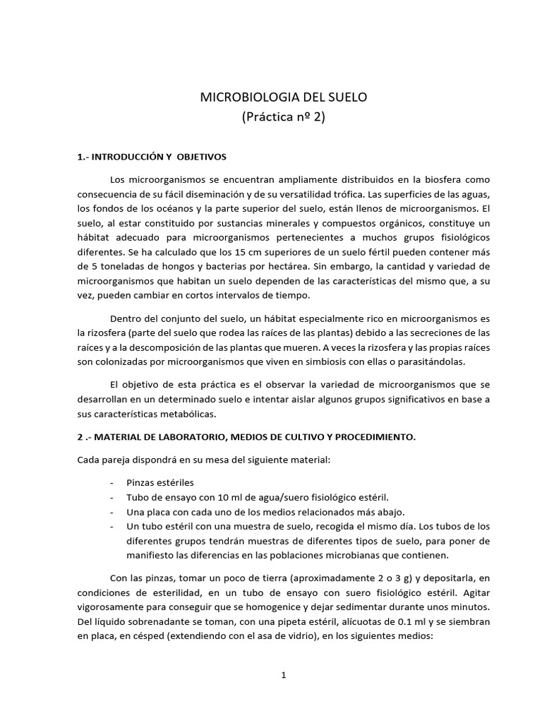 2-Microbiologia Del Suelo | PDF | Suelo | Microorganismo