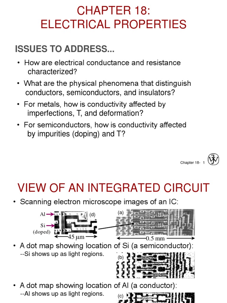 Chapter 18 Avi | PDF | Electrical Resistivity And Conductivity | Doping (Semiconductor)