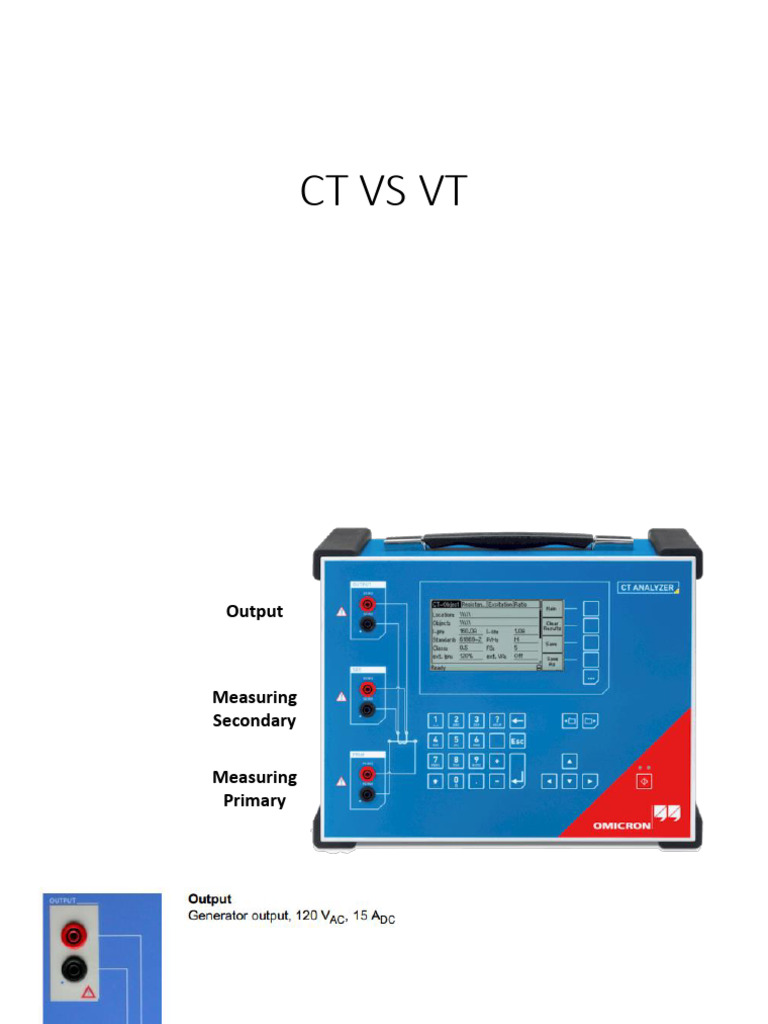 CT VS VT | PDF | Electrical Resistance And Conductance | Inductor