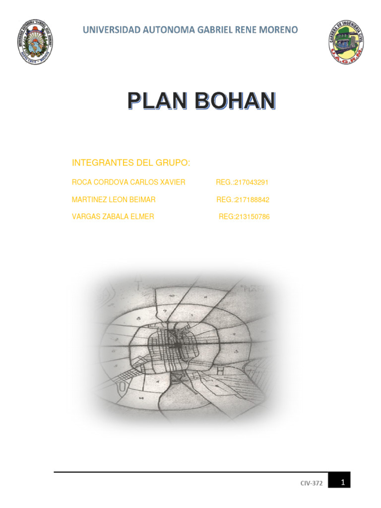 Plan Bohan Grupo I | PDF | Bolivia | Inflación