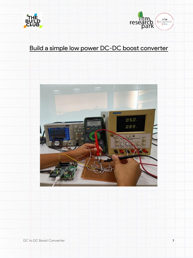 Build a Low Power DC-DC Boost Converter | PDF | Direct Current | Power ...
