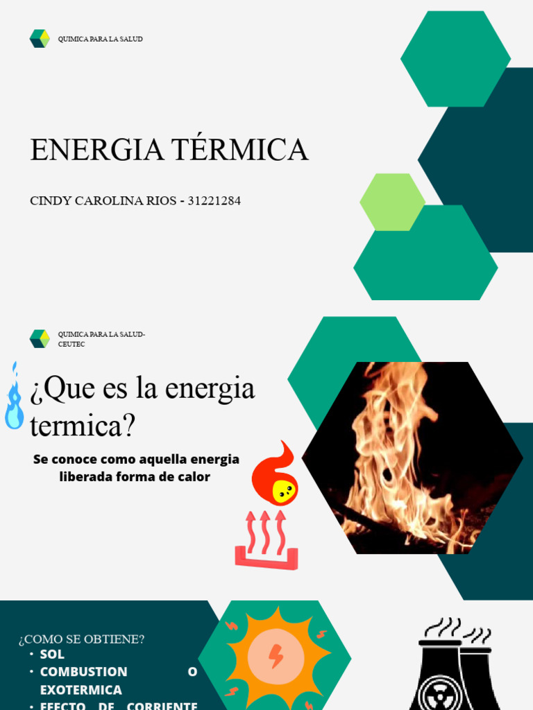 Energía Térmica: Fuentes y Futuro | PDF