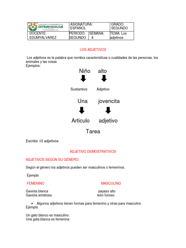 Leccion Espanol Semana 8 | PDF | Estudios de idiomas extranjeros ...