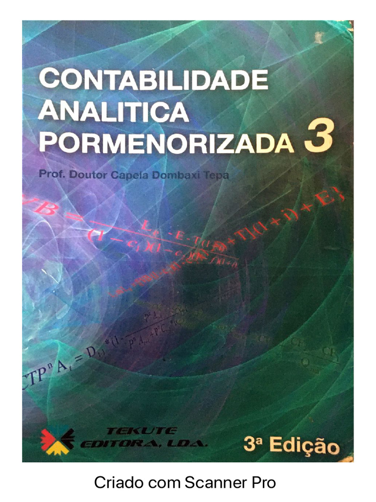 Contabilidade: Analitica | PDF | Contabilidade | Despesa