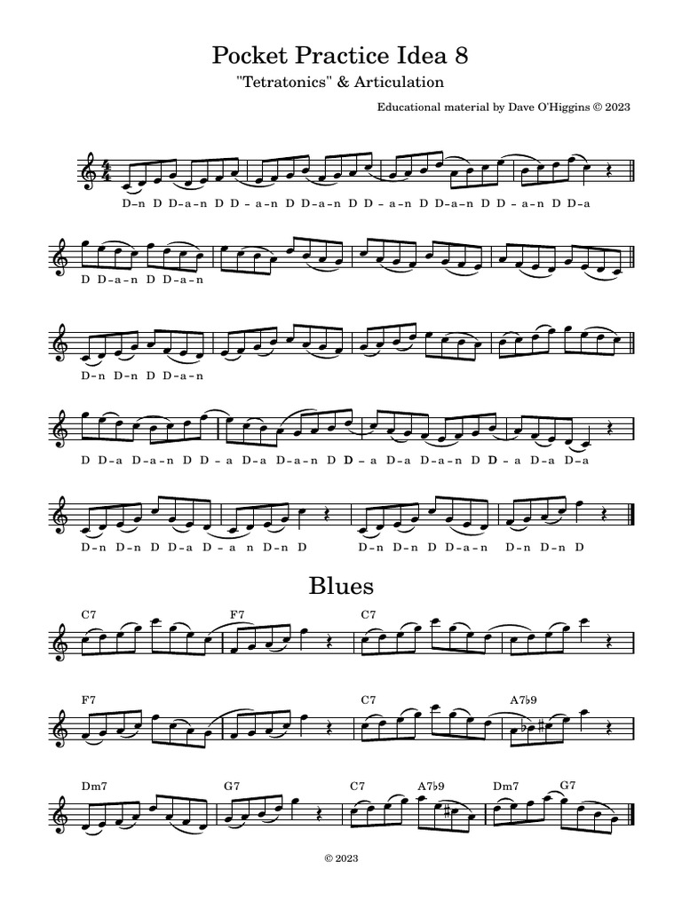 Pocket Practice Idea 8 | PDF