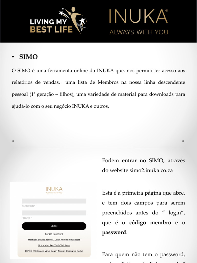 Acesso e Funcionalidades do SIMO INUKA | PDF | Informática