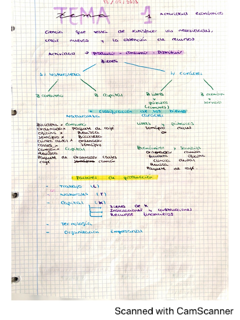 Esquema Tema 1 (Primera Parte) | PDF