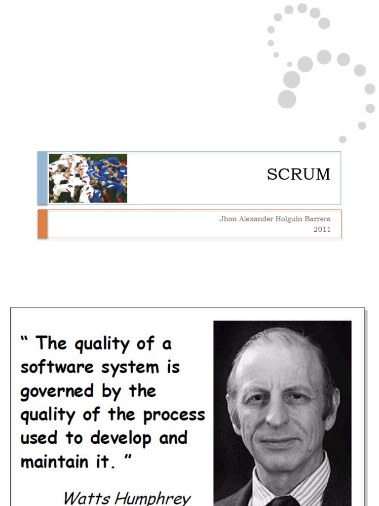 Introduccion A Scrum | PDF | Scrum (desarrollo de software) | Industria del software