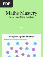Squares and Cubes 1 to 30 Data | PDF