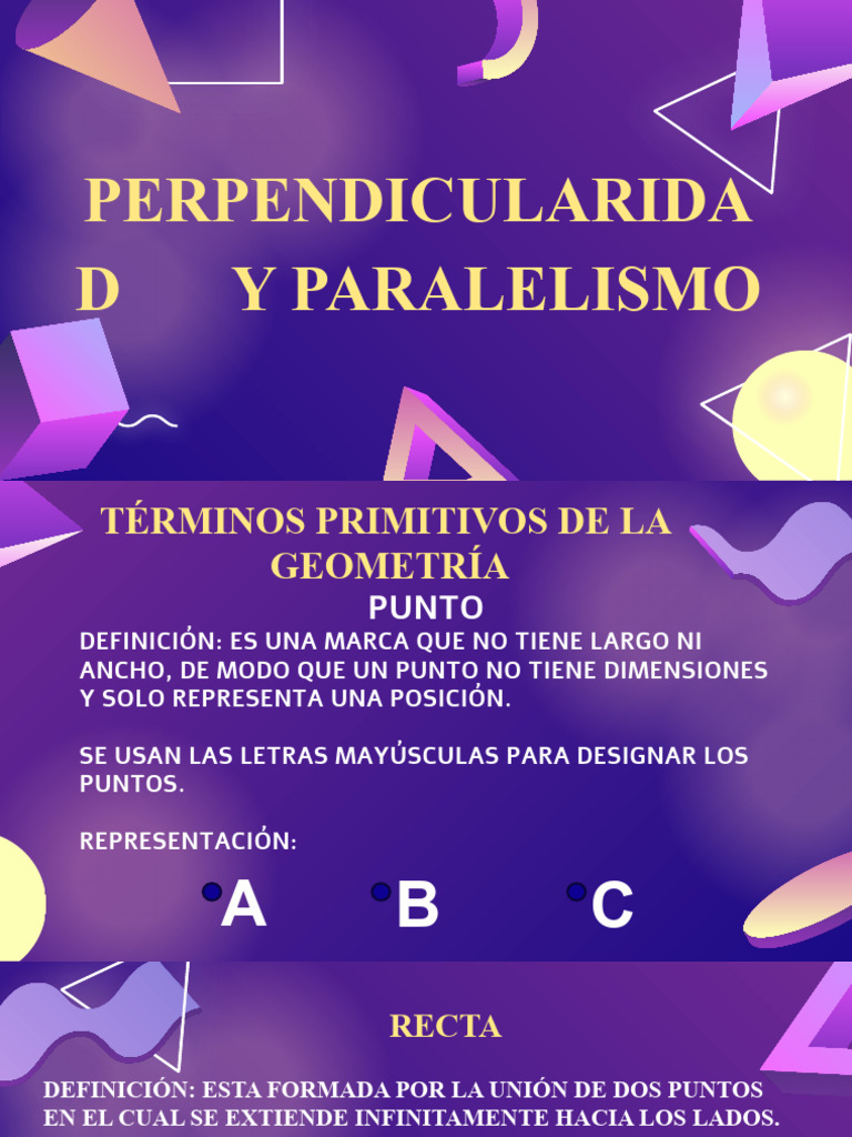 Perpendicularidad y Paralelismo | Descargar gratis PDF | Ángulo ...