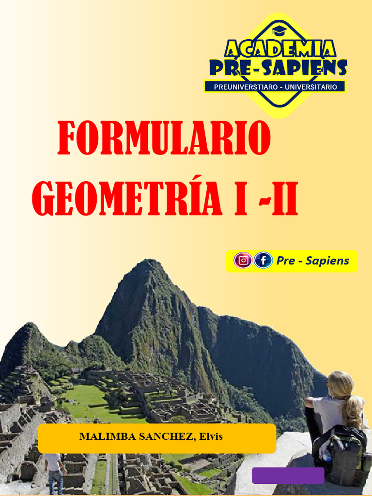 Sapiens FORMULARIO de Geometria | PDF | Triángulo | Geometria clasica