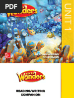 Wonders Unit Assessment Grade 1 | PDF | Insects | Bat