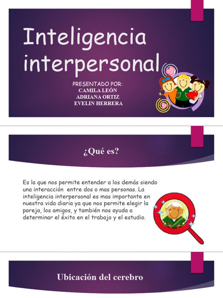 exposicion inteligencia interpersonal | PDF | Ciencias del ...