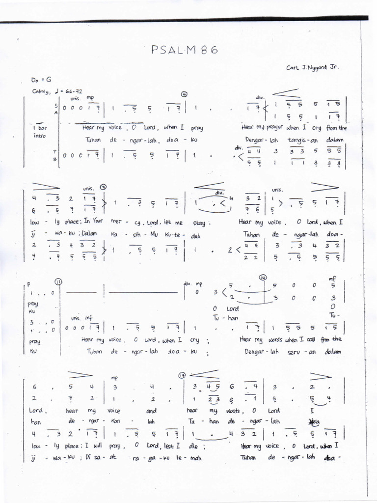 Psalm 86 | PDF