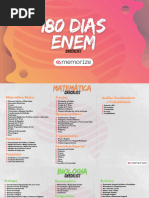 Checklist ENEM 2025: Conteúdos Essenciais | PDF | Química | Brasil