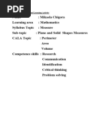 Grade 11 Maths Lit Study Notes | PDF