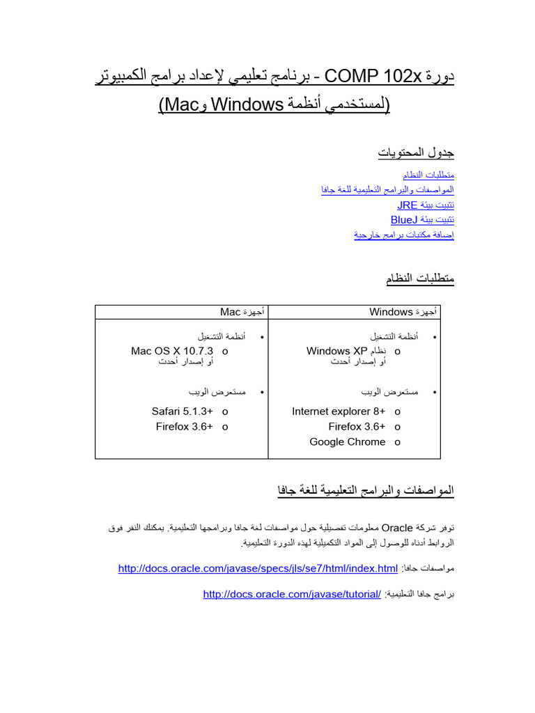 COMP 102x Tutorial Software Setup Win Mac | PDF