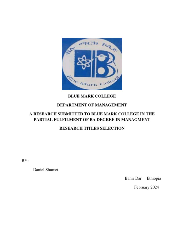 Blue Mark College 2 | PDF | Performance Appraisal | Incentive
