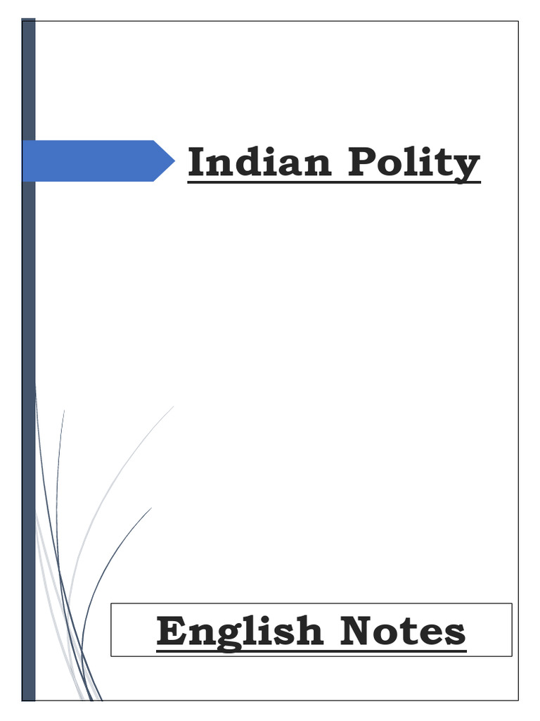 Indian Polity New File English HH | PDF | Writ | Justice