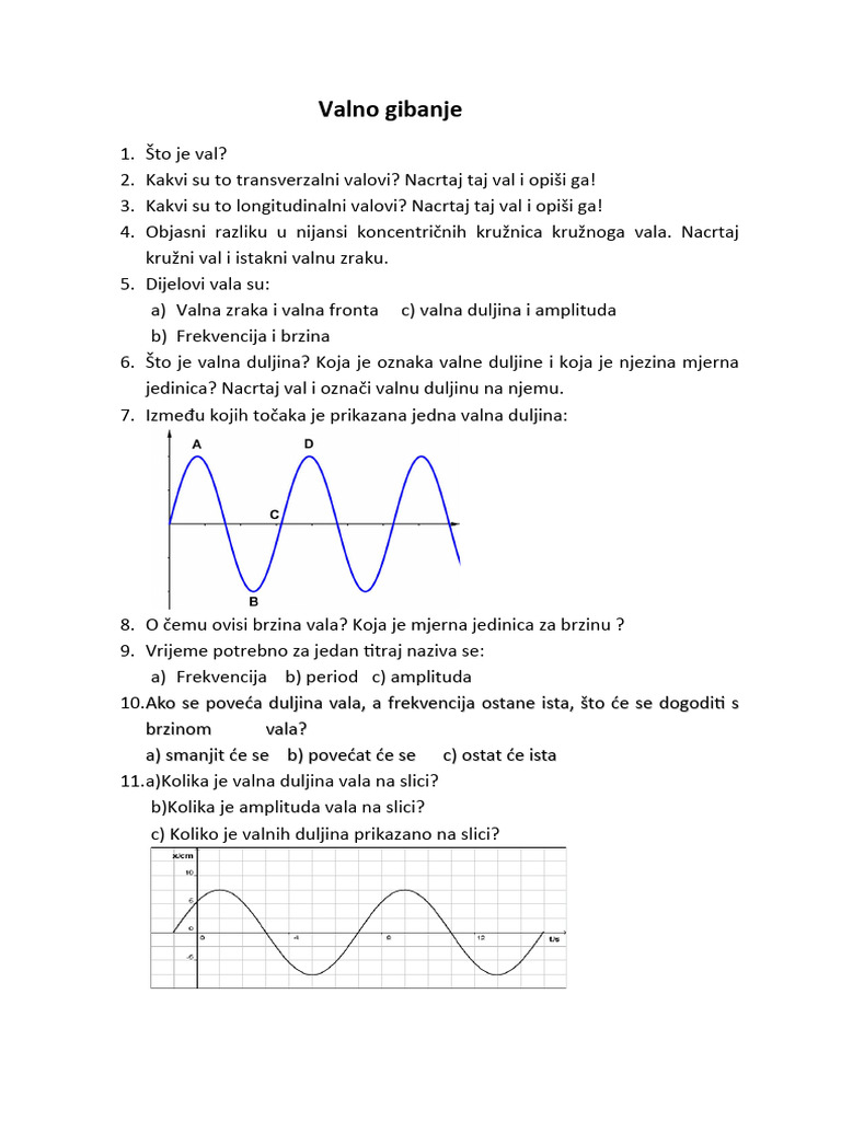Valno Gibanje - Priprema-1 | PDF