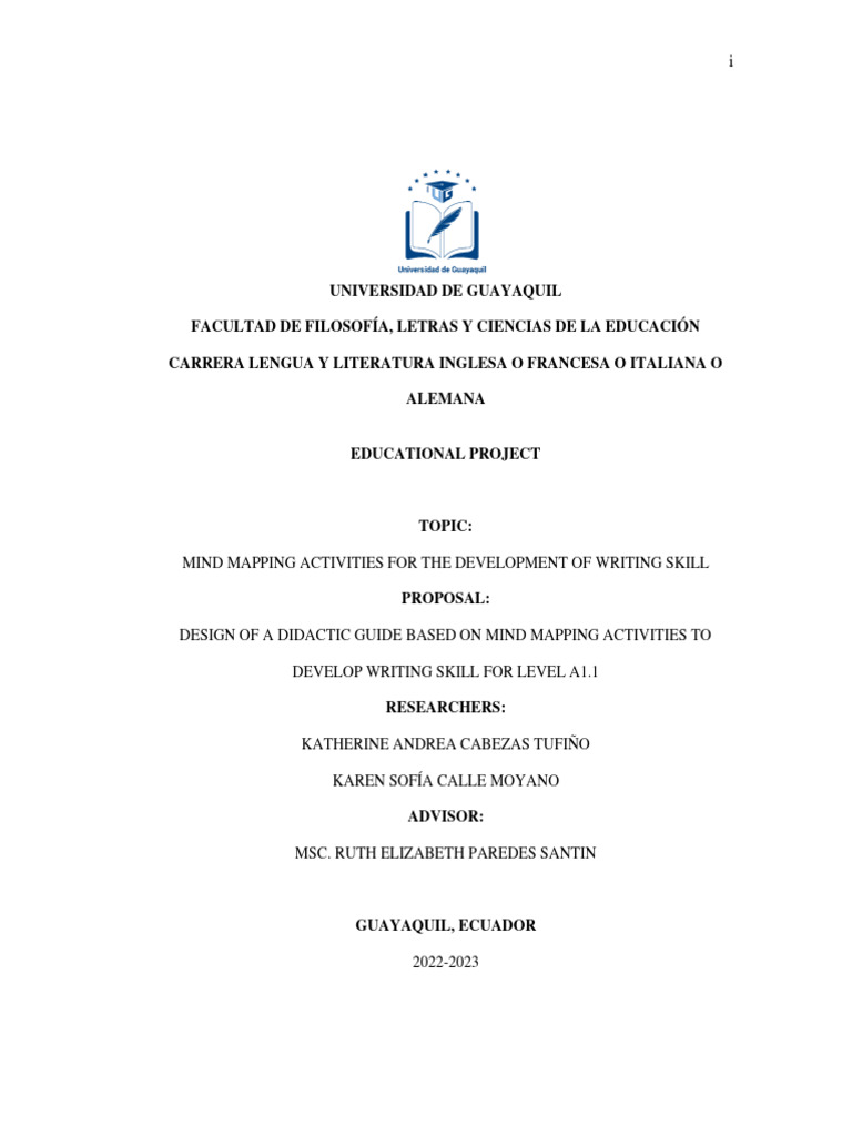 Mind Mapping for A1.1 Writing Skills | PDF | Methodology | Learning