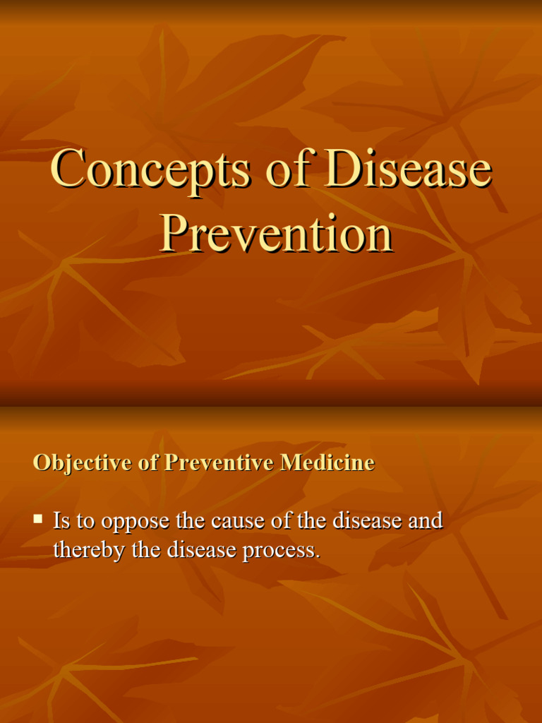 Disease Prevention Strategies | PDF | Preventive Healthcare | Disability
