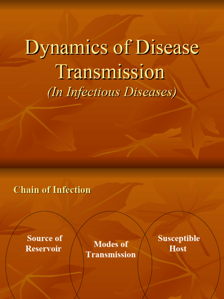 Dynamics of Disease Transmission Explained | PDF | Infection ...