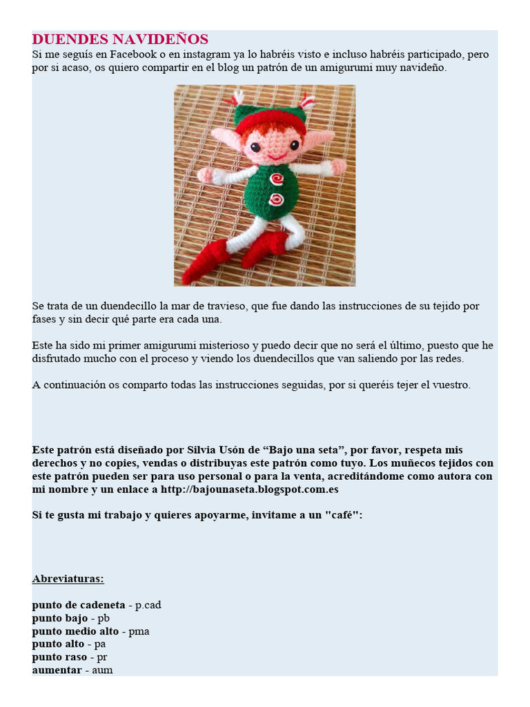 Duendes Navideños | PDF | Hogar, jardinería y bricolaje