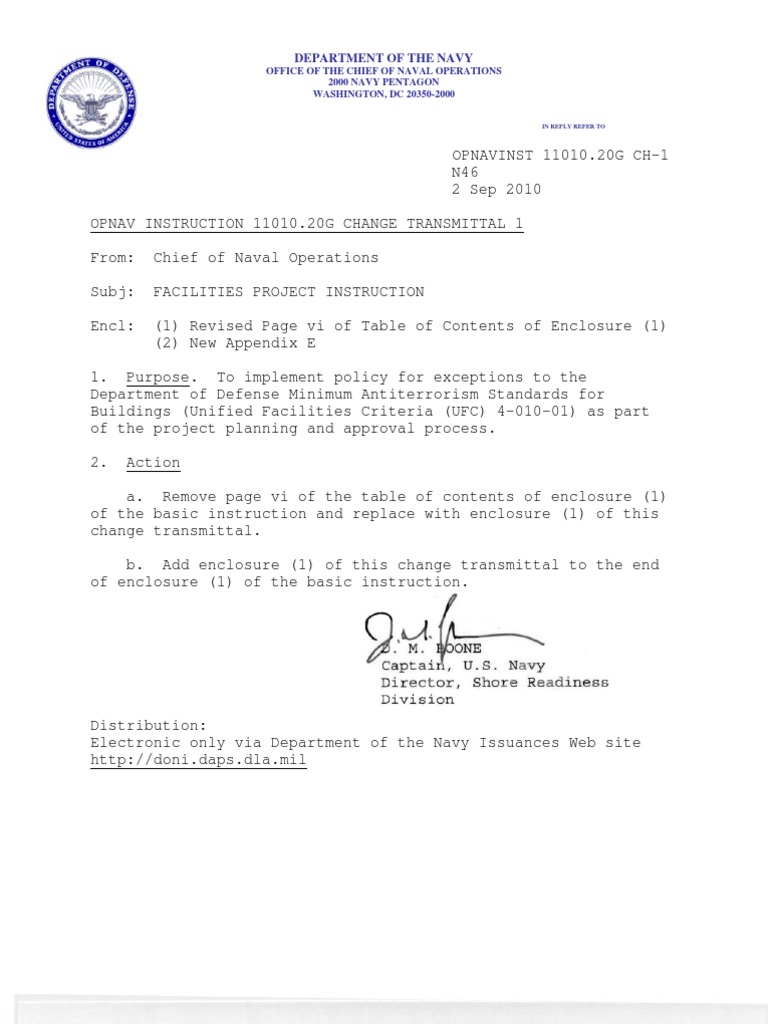 Opnav 11010 20g | PDF | United States Navy | United States Department ...