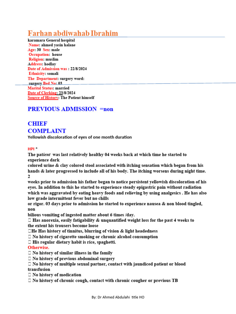 farxaan A | PDF | Medical Specialties | Clinical Medicine