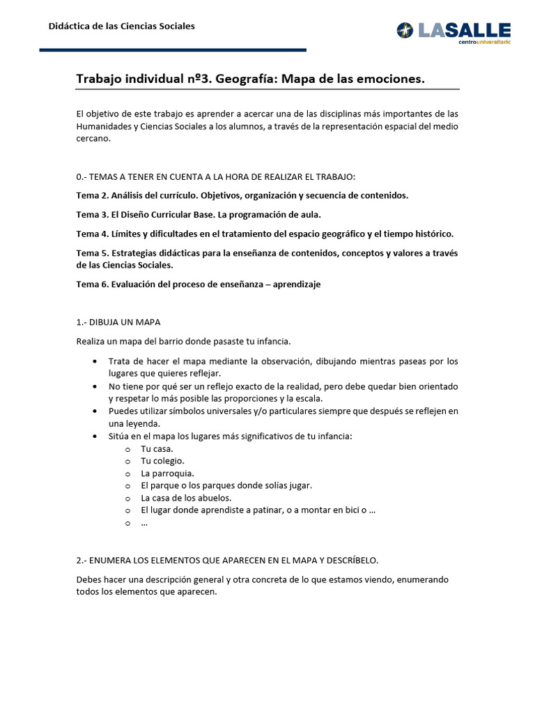 Nº 3 Mapa de Las Emociones | Descargar gratis PDF | Enseñando | Evaluación