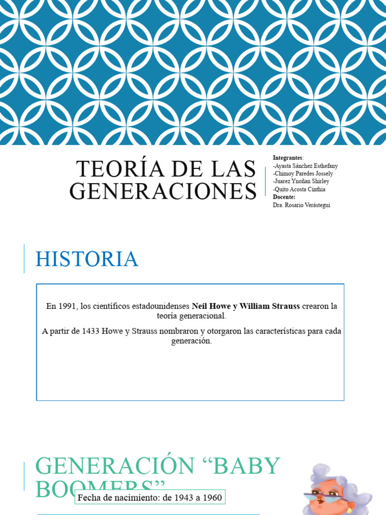 Teoría de Las Generaciones | PDF