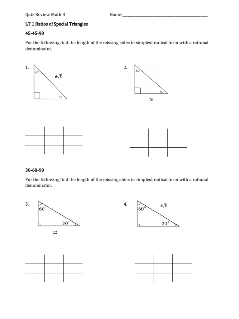 M3 M5 Quiz Practice LT1, LT2, and LT3 | PDF | Trigonometric Functions ...