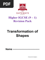 42_mixed-transformations(answered) | PDF | Shape | Euclidean Vector
