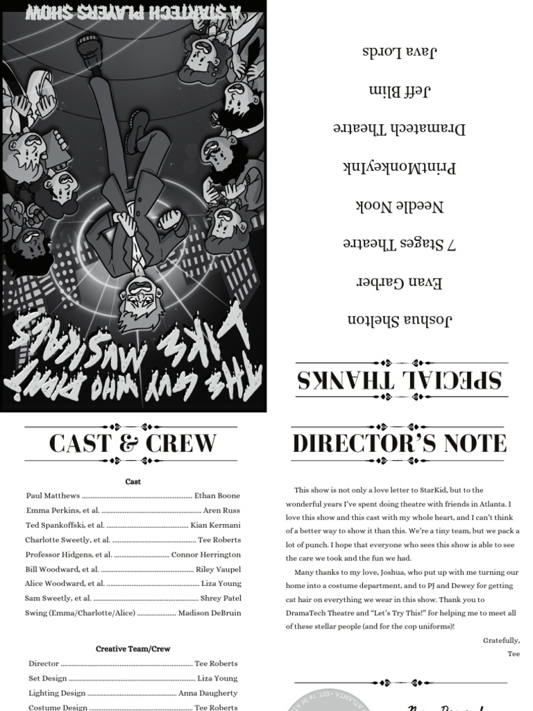 Startech Player's TGWDLM Program | PDF | Performing Arts