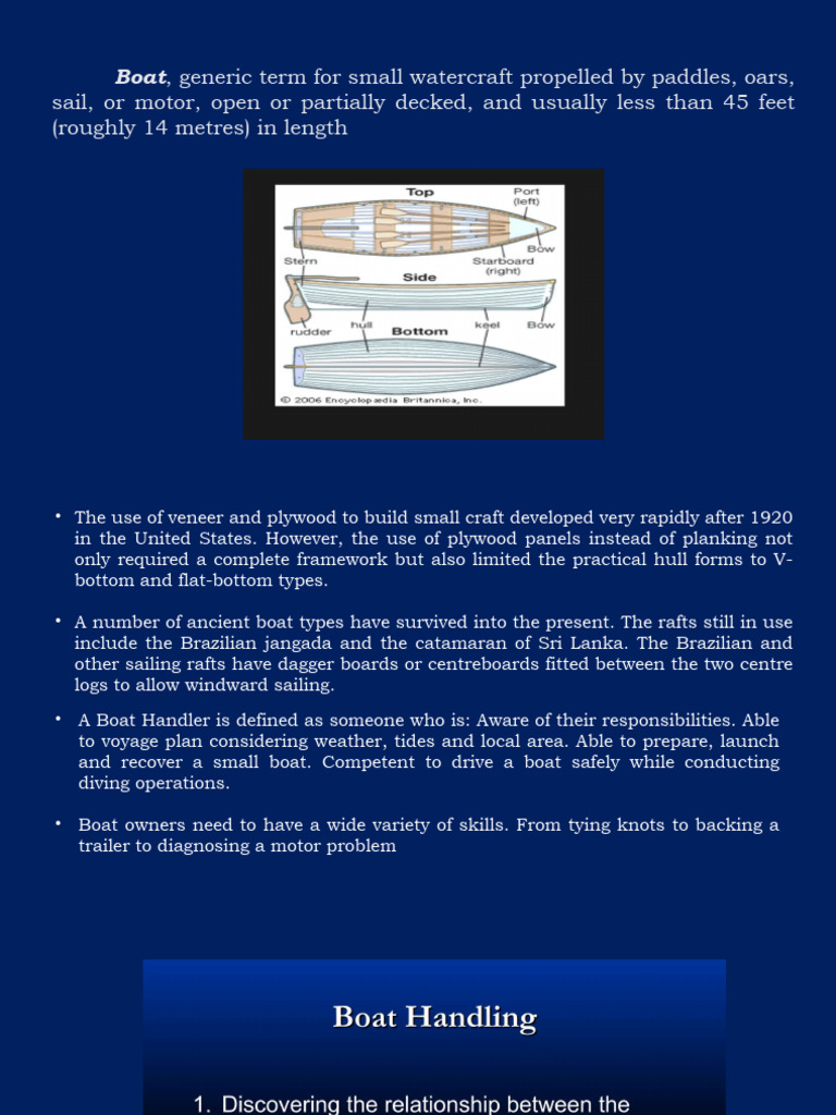 Boat Handling | Download Free PDF | Boats | Shipping