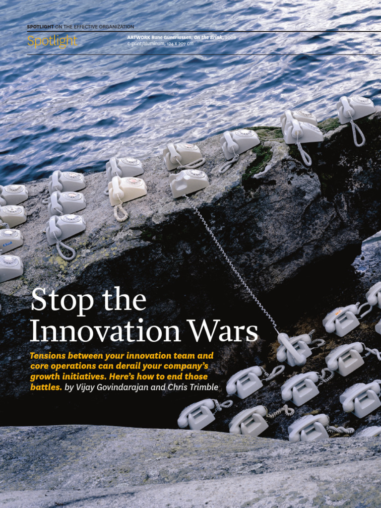 Stop The Innovation Wars | PDF | Brake | Business