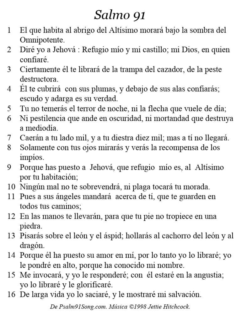 Salmo 91 Grande | PDF