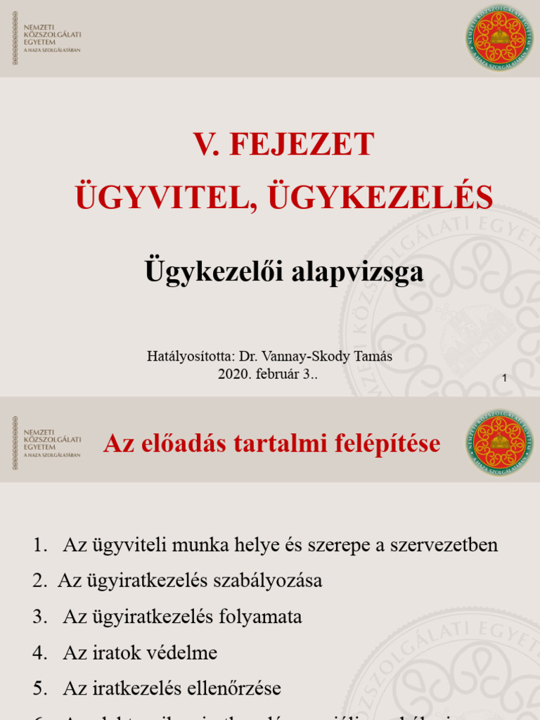 Ugykezelo Diasor 5 Fejezet 2020 | PDF