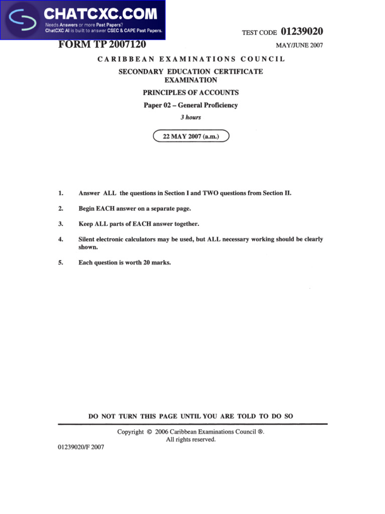 POA Paper 2 2007 | PDF