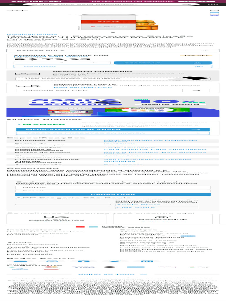Noripurum Endovenoso Solução Injetável 100mg5ml | PDF | Ferro ...