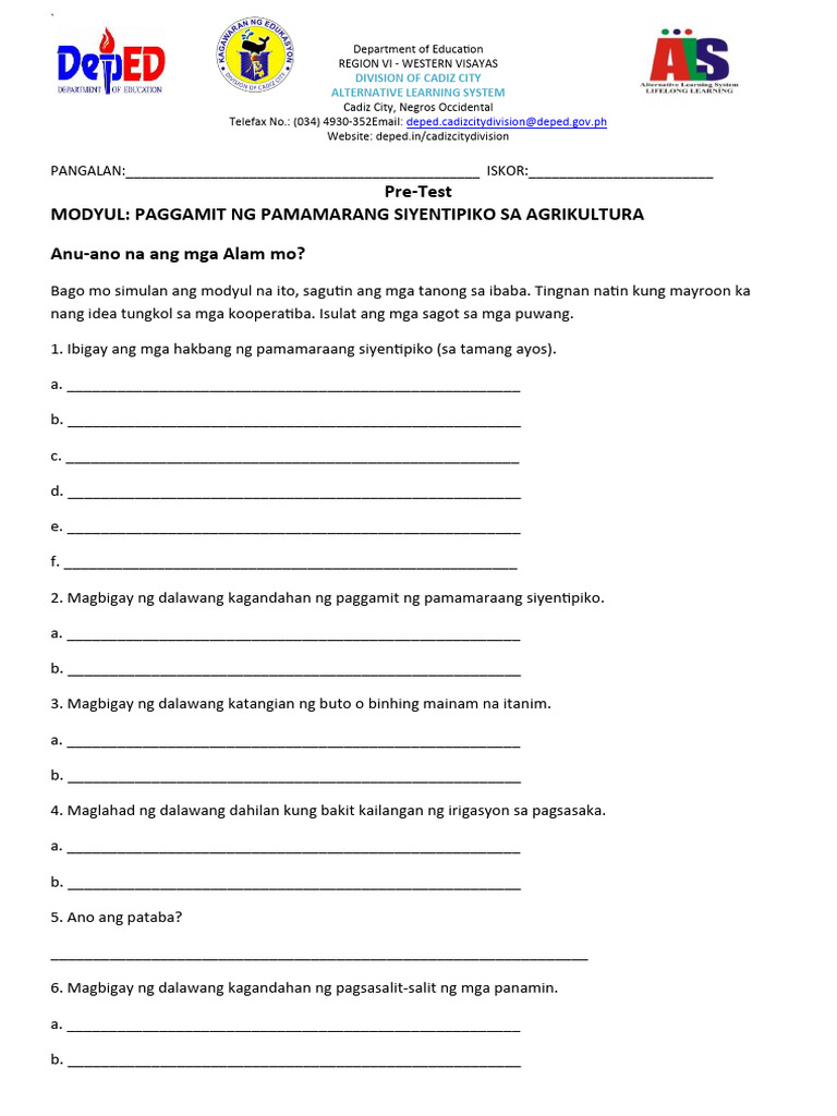 Activity Sheeet ls2 | PDF