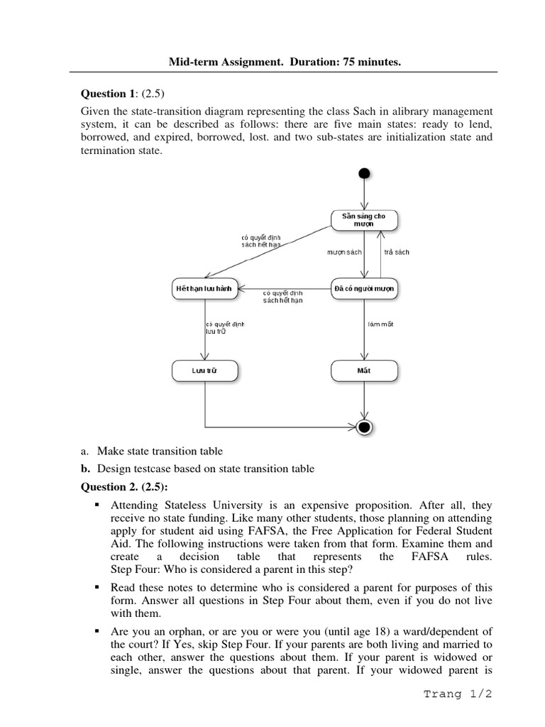 SE113 Mid Termassignment (English) | PDF