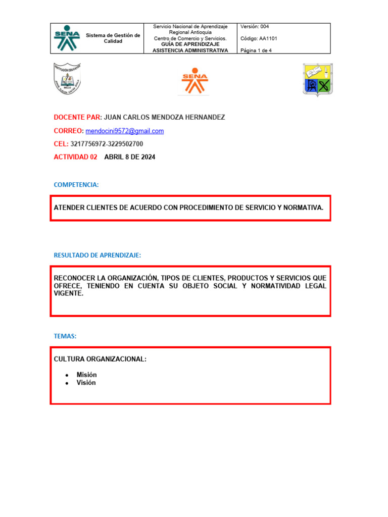 Aa11 02 | PDF | Análisis FODA