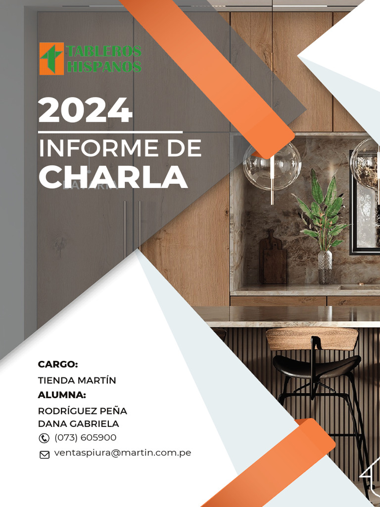 Informe de Charla | PDF | Mueble